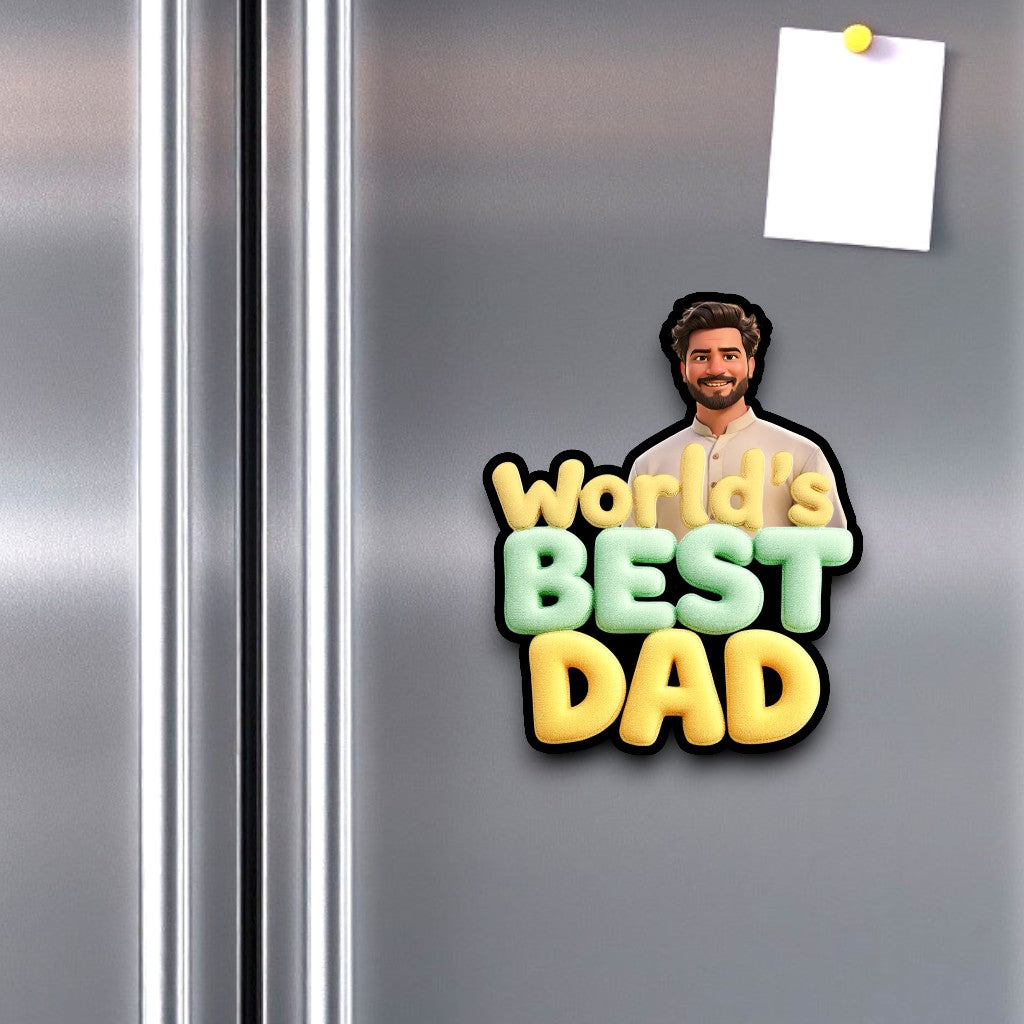 Best Dad - Fridge magnet – Minetoon
