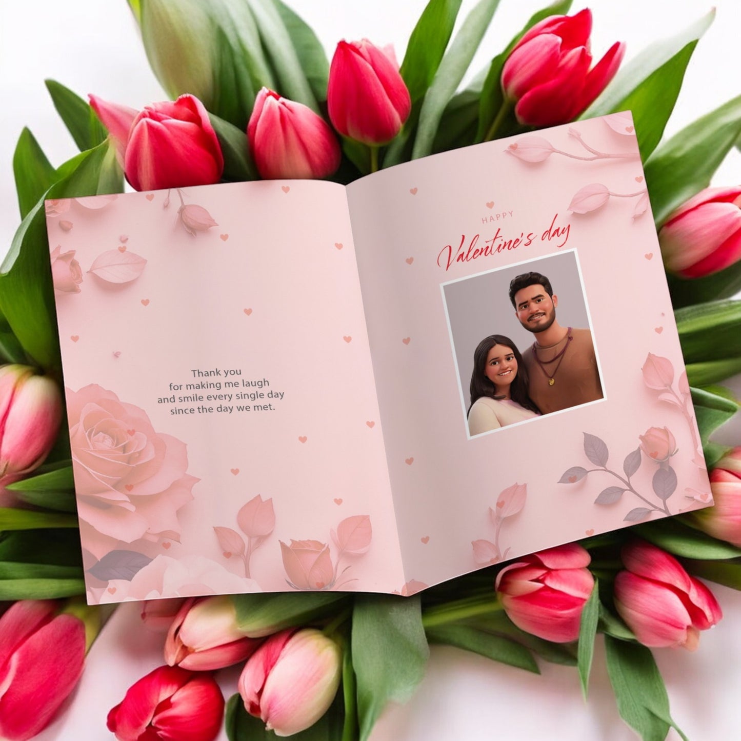 Happy Valentine - Greeting Card – Minetoon