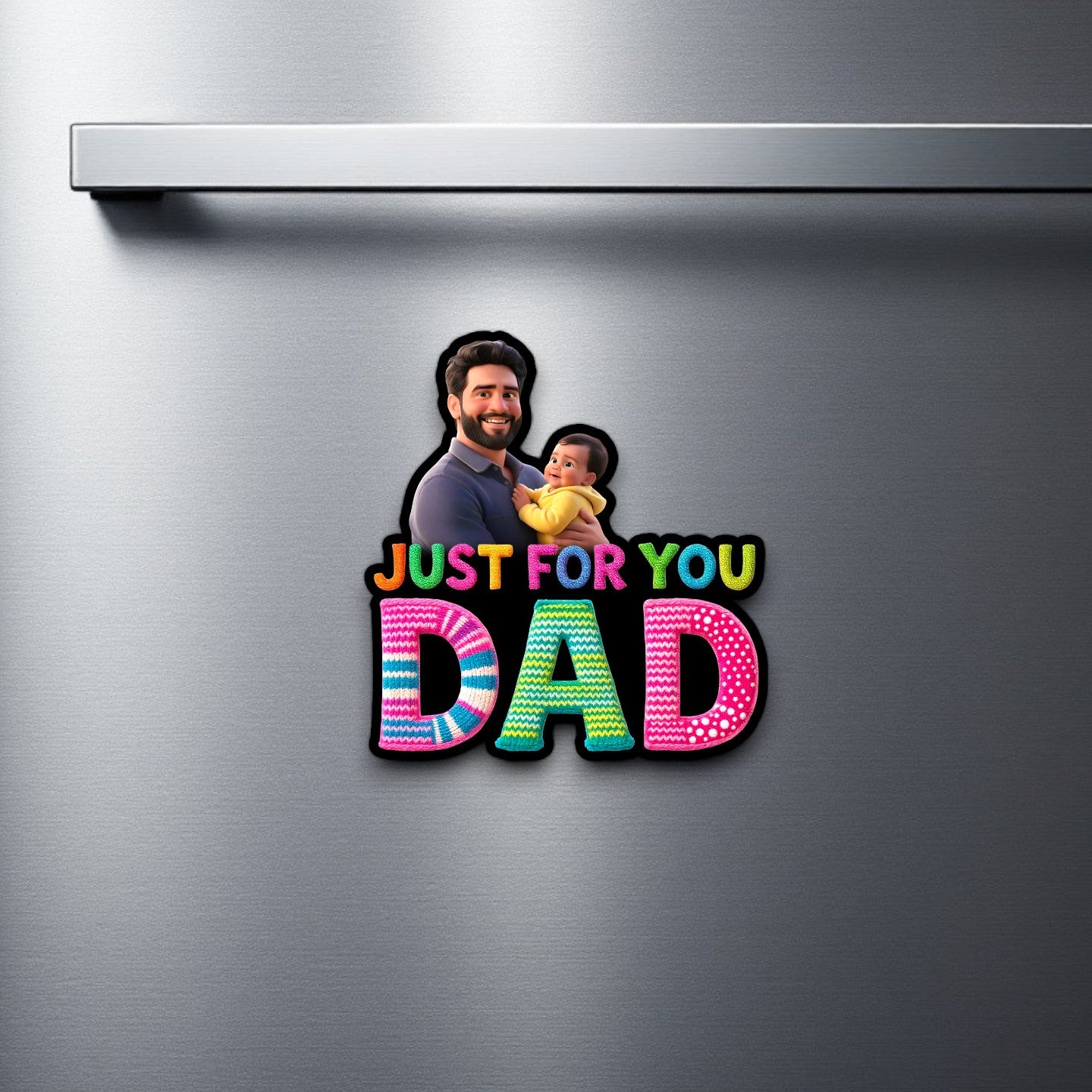 Just for you dad - Fridge magnet – Minetoon