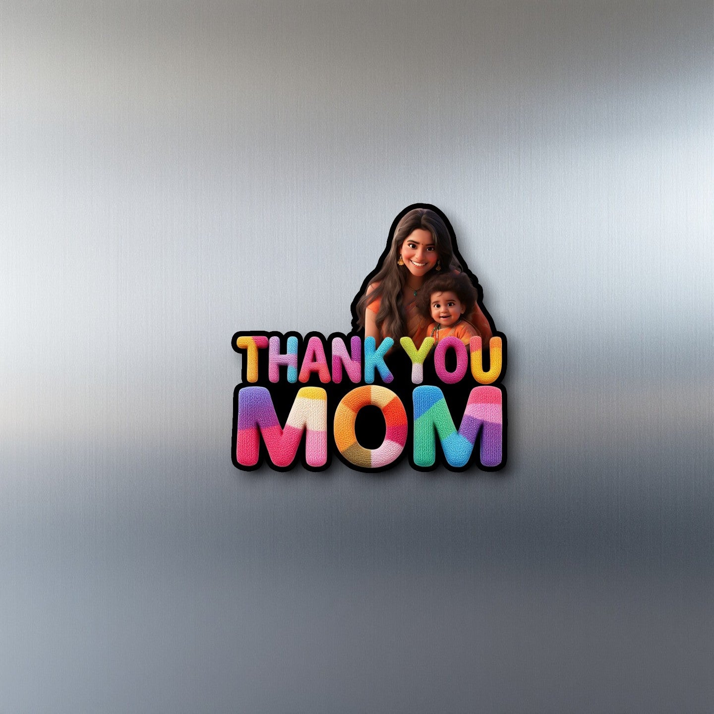 Thank you mom - Fridge magnet – Minetoon