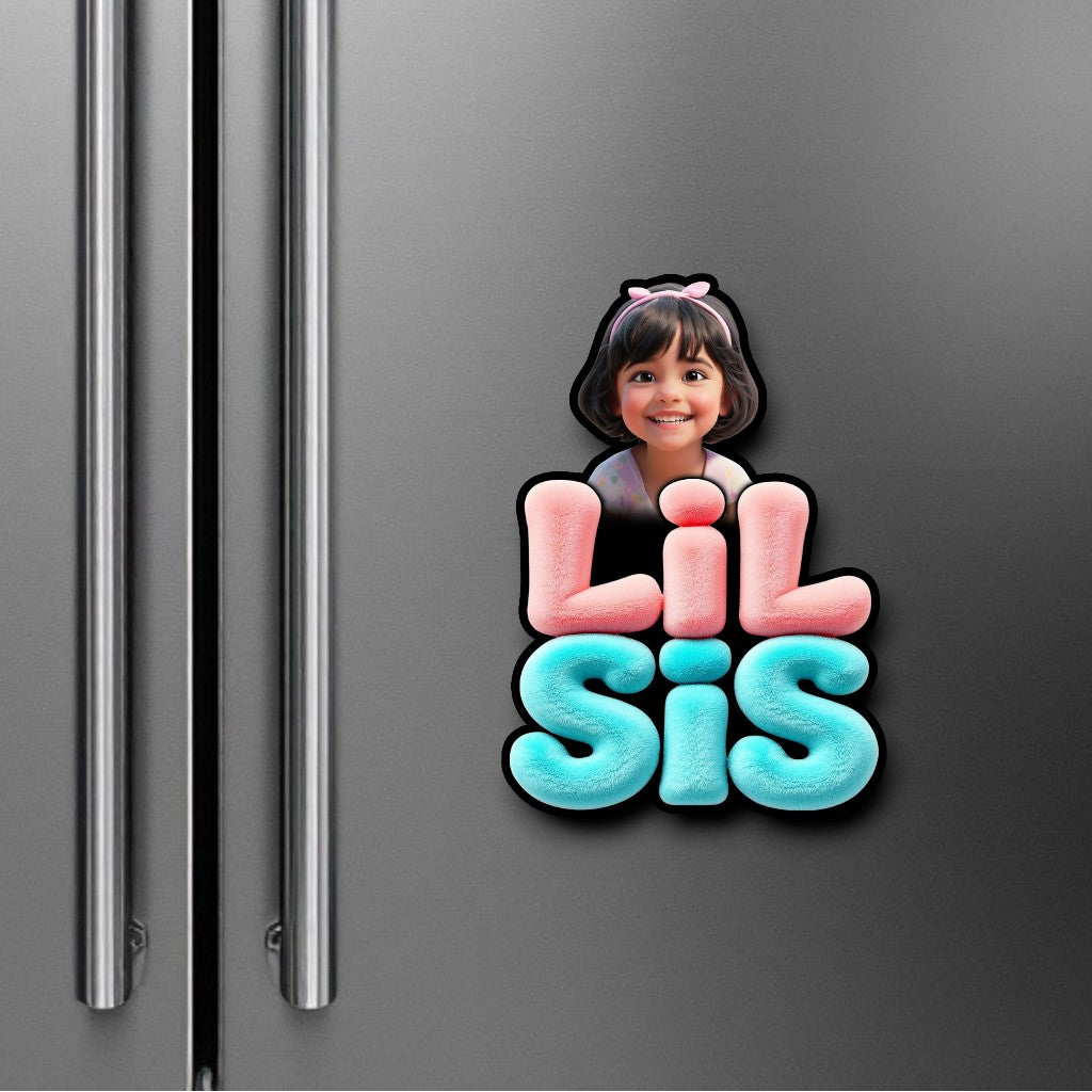 Lil Sis - Fridge magnet – Minetoon